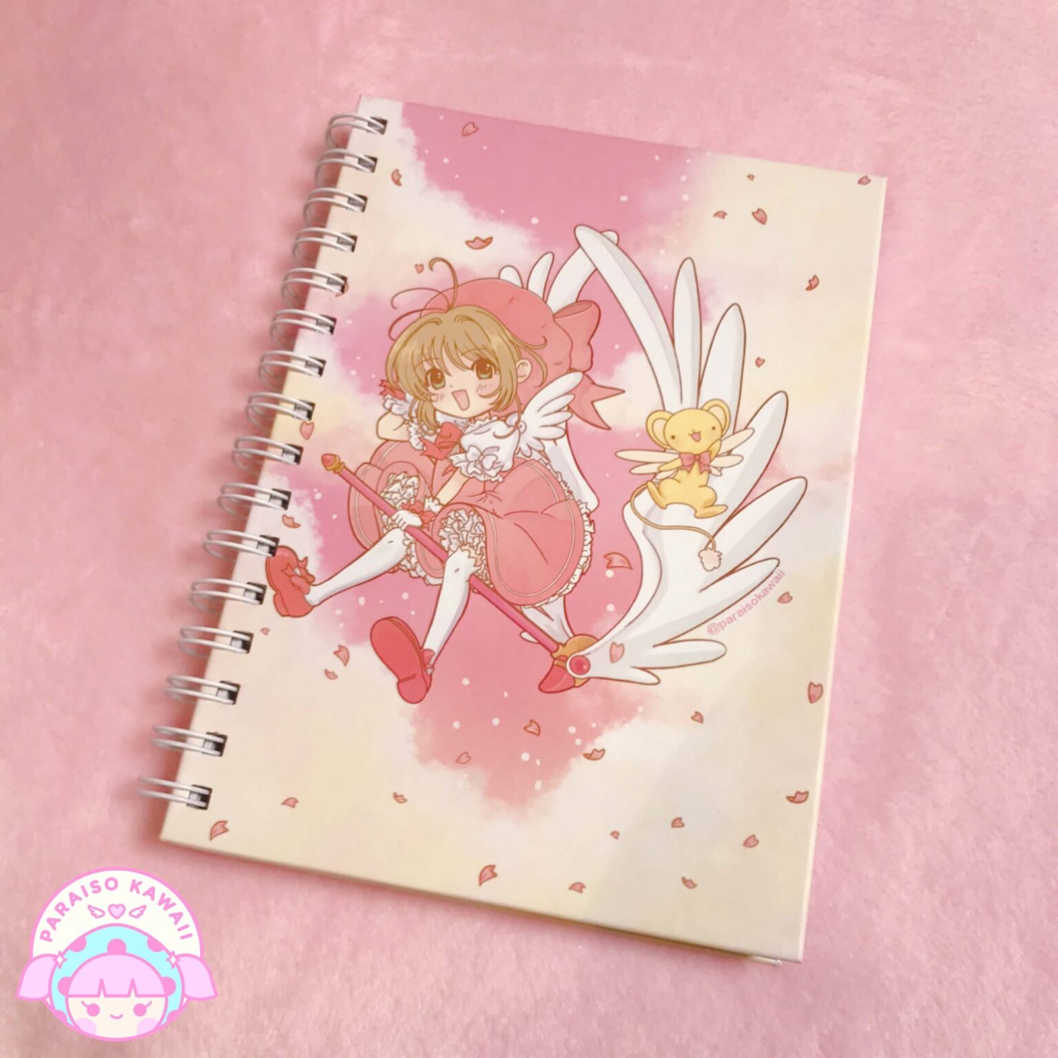 Libreta Hojas Blancas – Sakura – Paraiso Kawaii