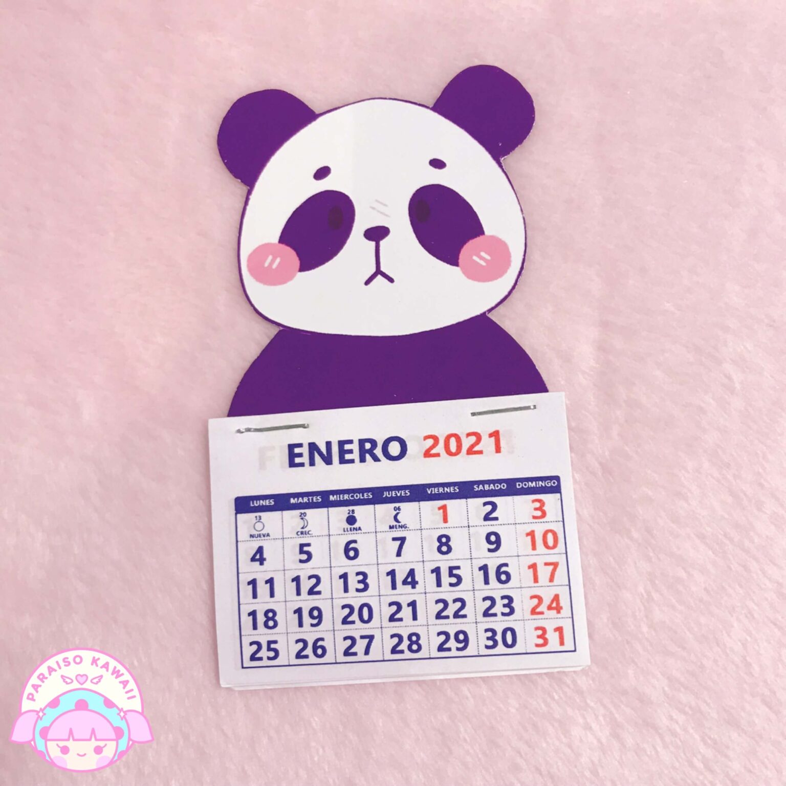 Prrr Miaow – Calendario Panda – Paraiso Kawaii