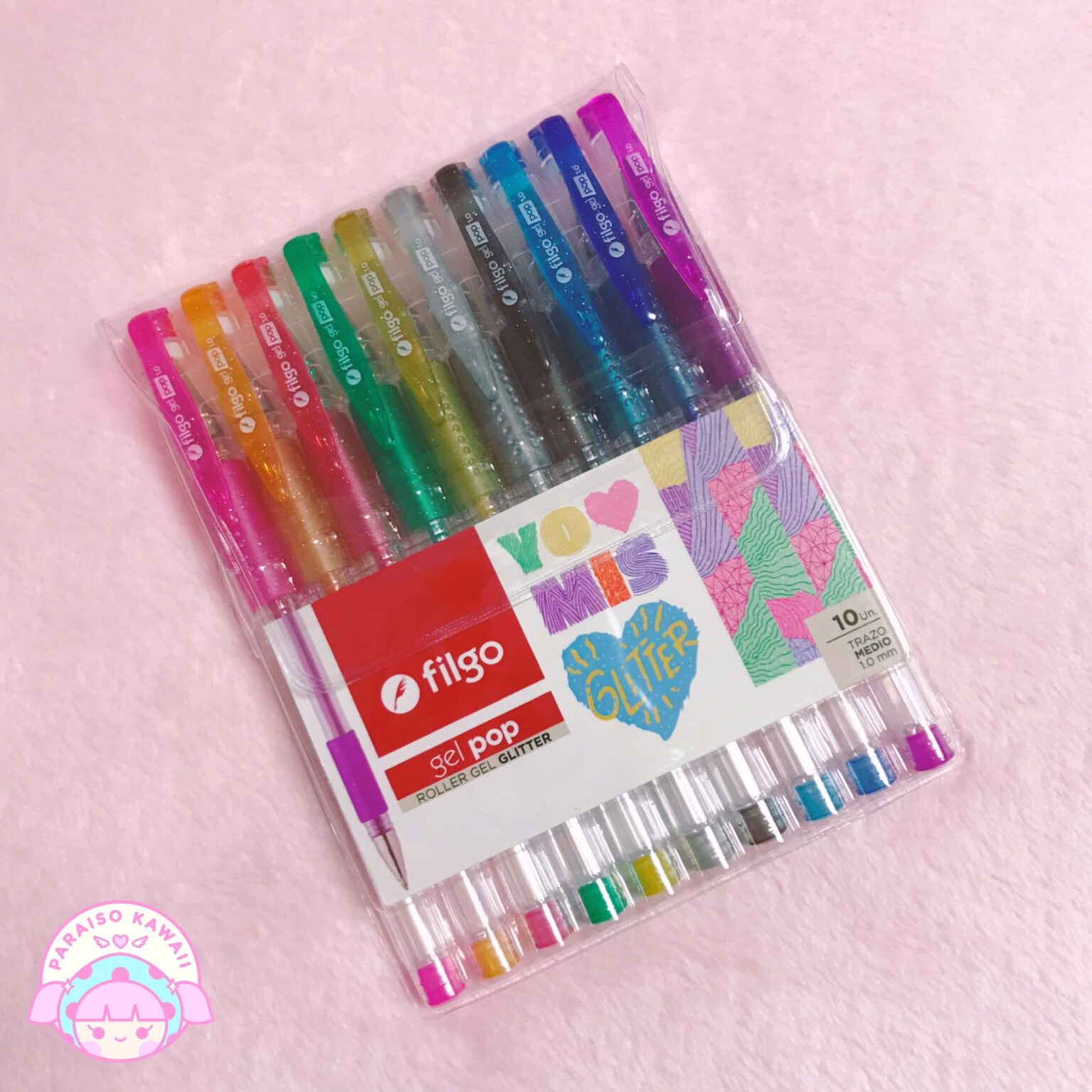 Lapices Filgo Gel Pop Set Glitter – Paraiso Kawaii