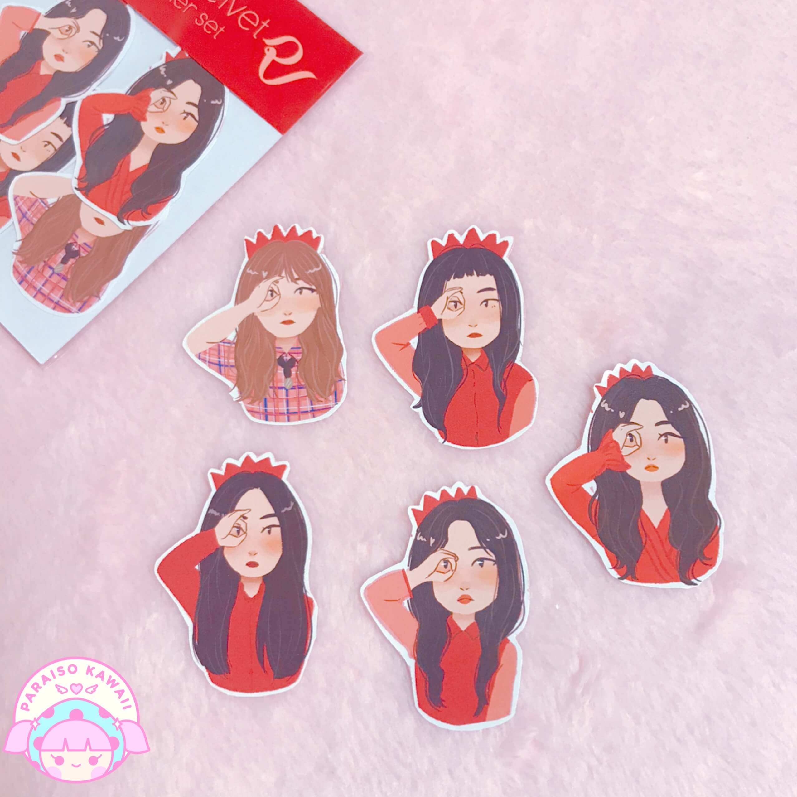 Baru – Stickers Kpop – Red Velvet – Paraiso Kawaii