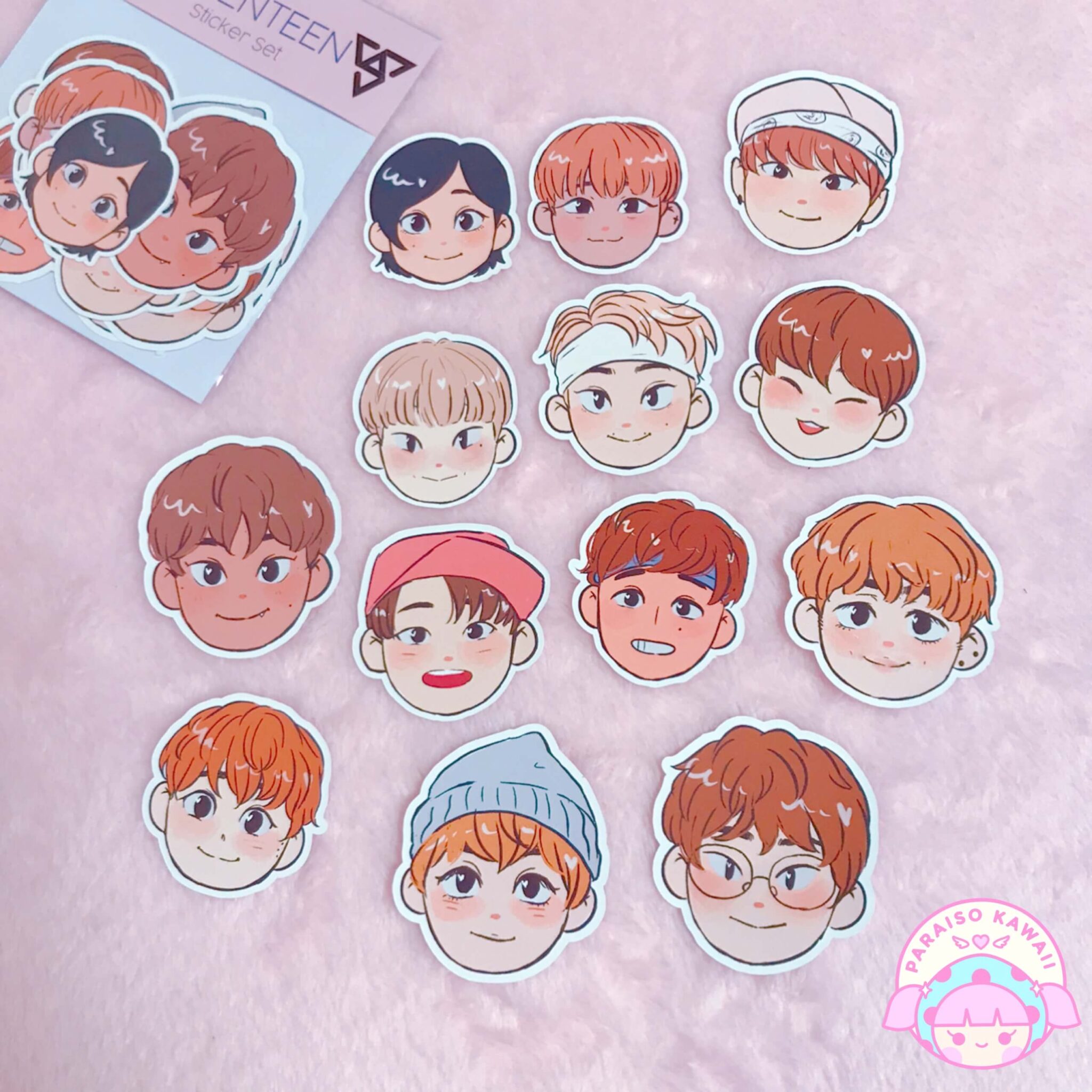 Baru – Stickers Kpop – Seventeen – Paraiso Kawaii