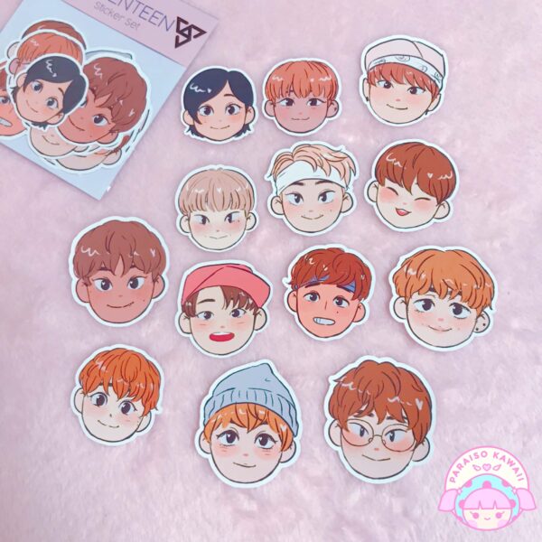 Baru – Stickers Kpop – Seventeen – Paraiso Kawaii