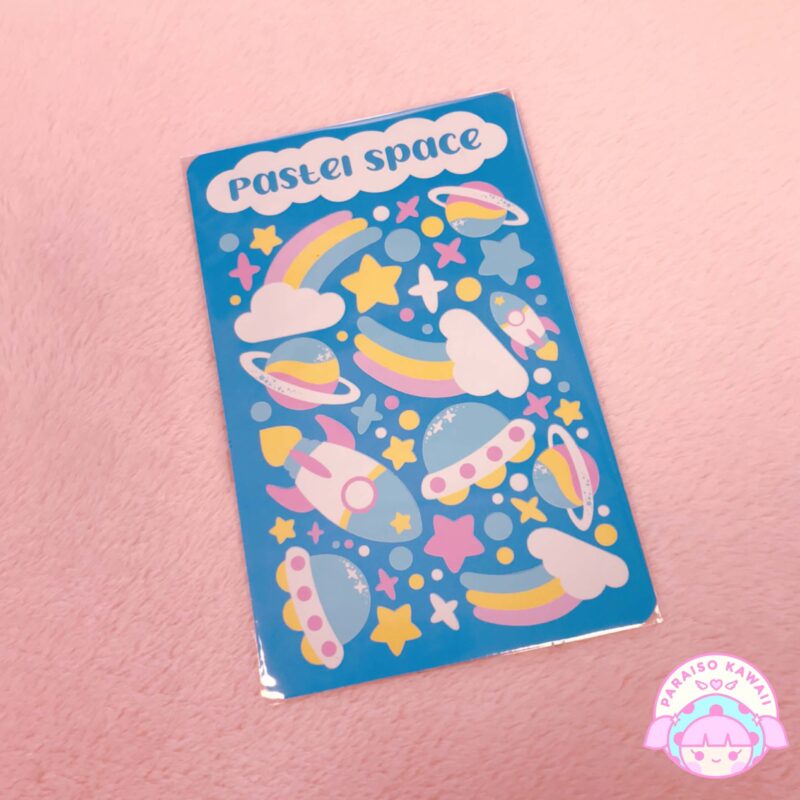 Little Colors – Stickers Pastel Space – Paraiso Kawaii