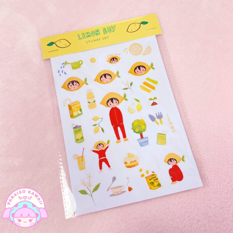 Baru – Stickers Lemon Boy – Paraiso Kawaii