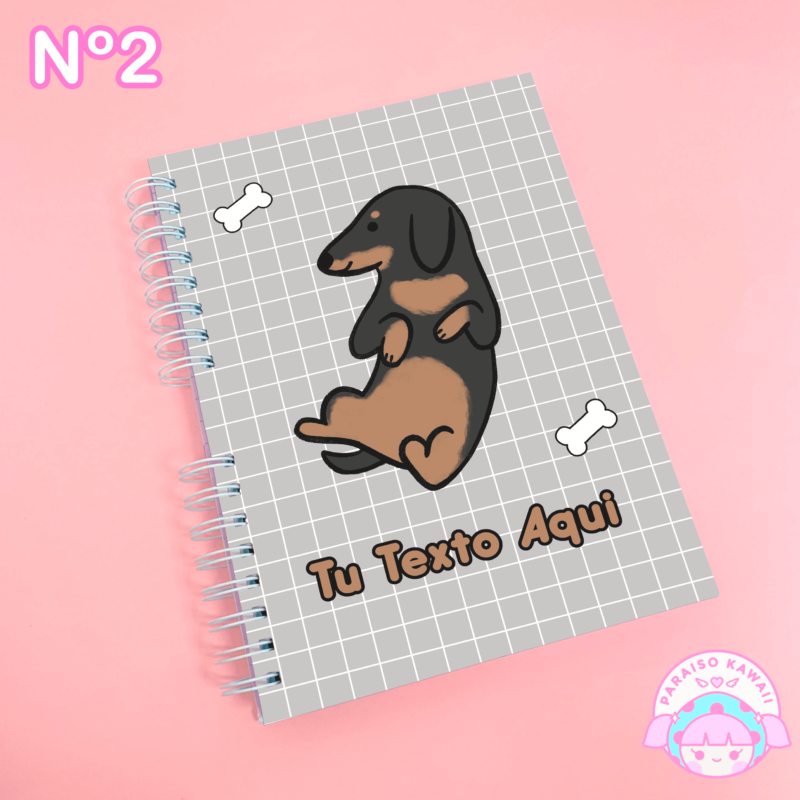 Libreta A5 Personalizada – Elige tu Perrito – Paraiso Kawaii