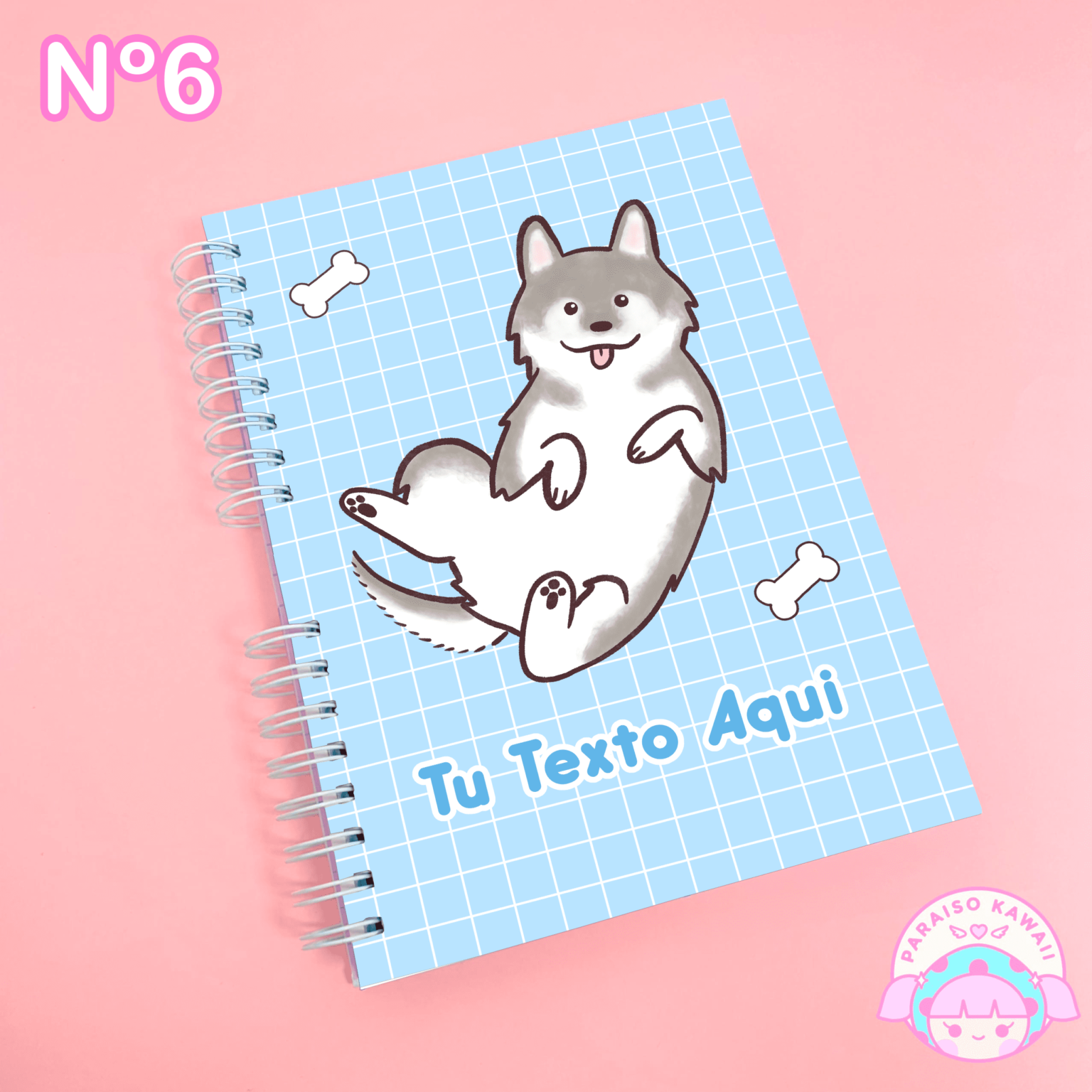Libreta A5 Personalizada – Elige tu Perrito – Paraiso Kawaii