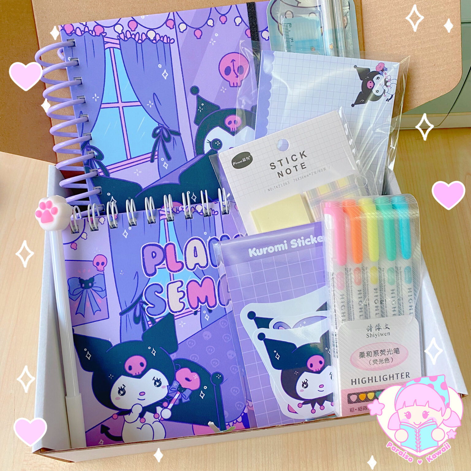 Kuromi Box – Paraiso Kawaii
