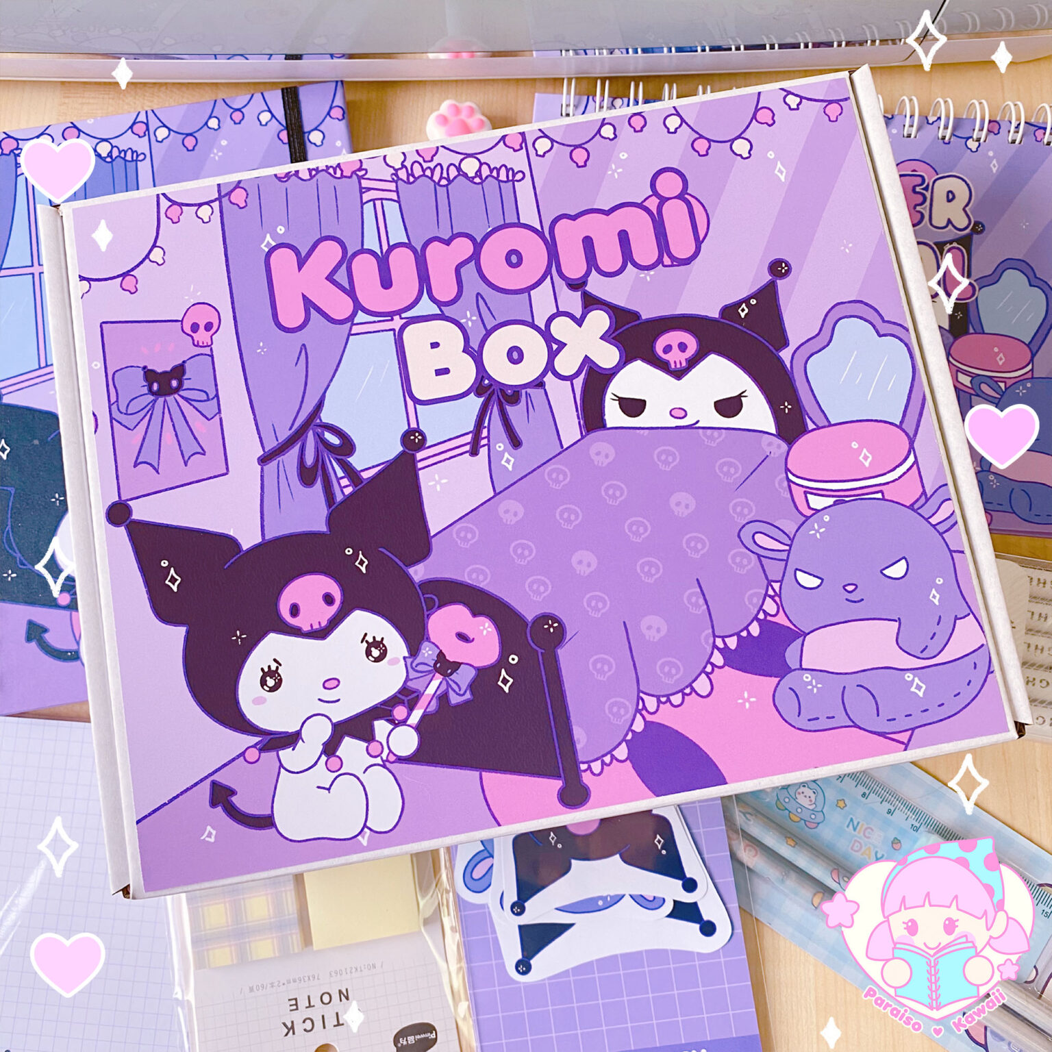 Kuromi Valentines Day Box X For Kids Kawaii Mystery Box | Kuromi Sanrio ...
