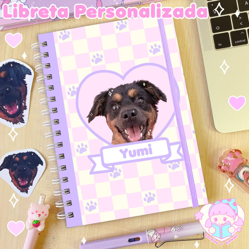 Libreta con tu Mascota a Pedido – Paraiso Kawaii