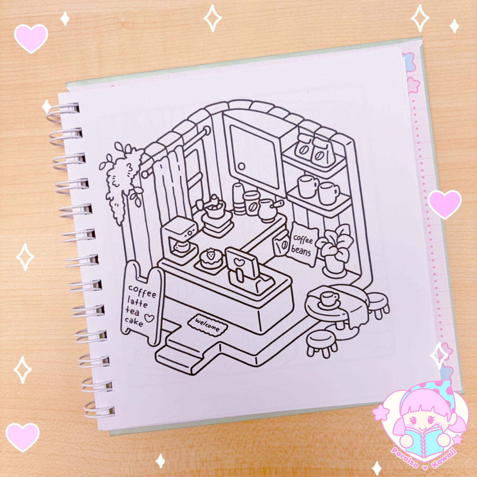 Libro para Pintar – Little Corner – Paraiso Kawaii